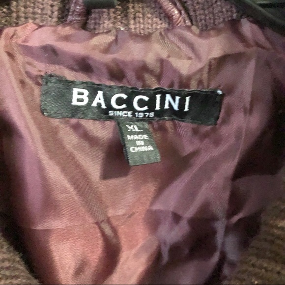 Baccini | Jackets & Coats | Baccini Wine Faux Leather Jacket | Poshmark